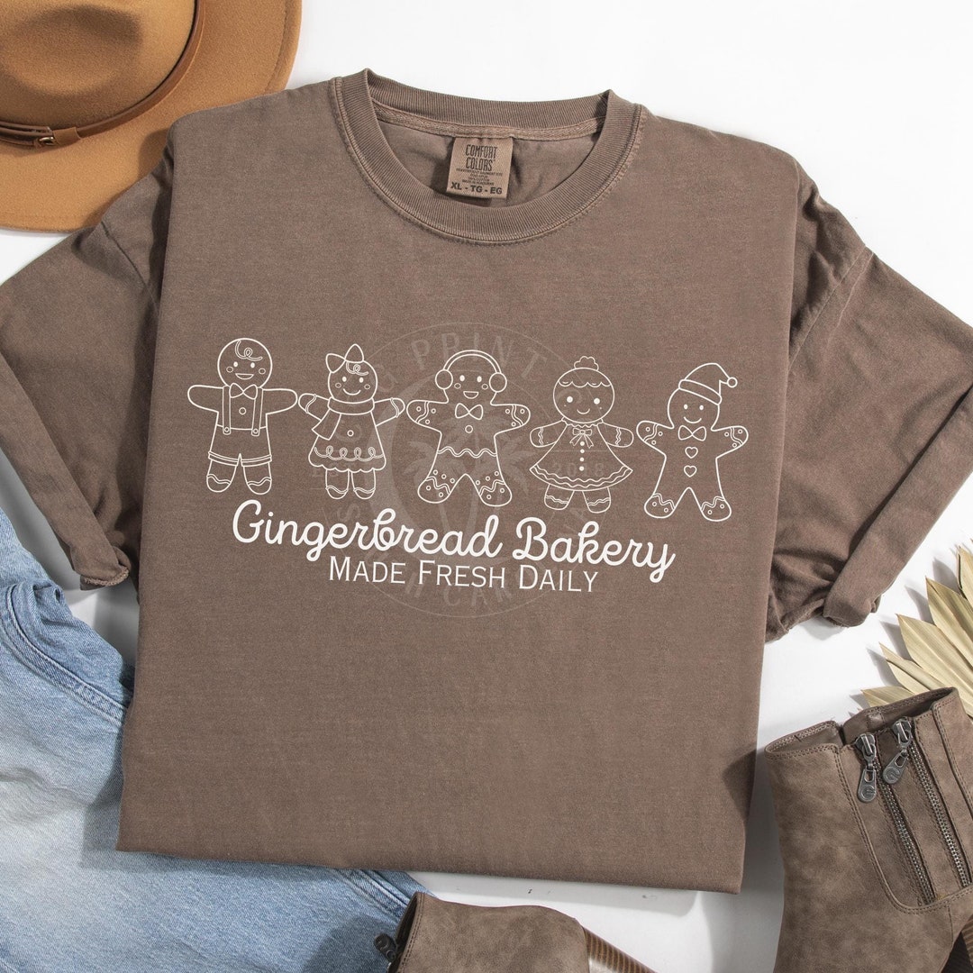 Gingerbread Bakery- Gingerbread Retro Man- Gingerbread Made Fresh- Mrs ...