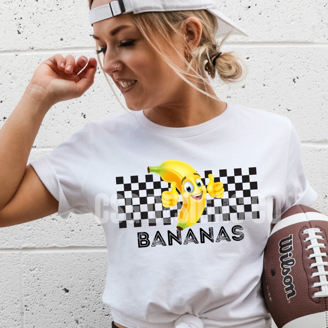 Banana Fan Mascot Game Day Fan Sublimation Png Digital DTF Design - Etsy