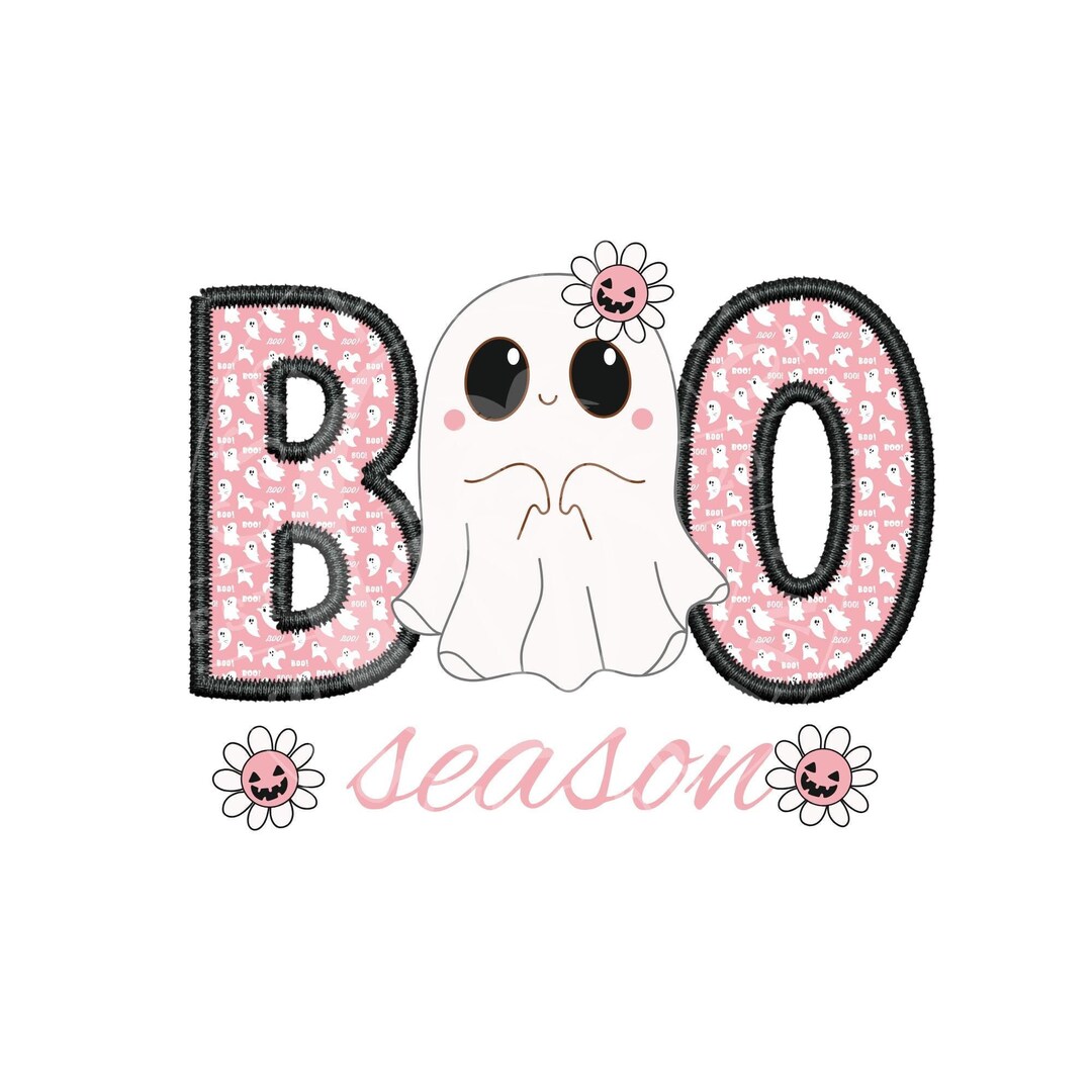 Boo Season- Pink Halloween- Boo Alpha Halloween- Ghost Pink Halloween ...