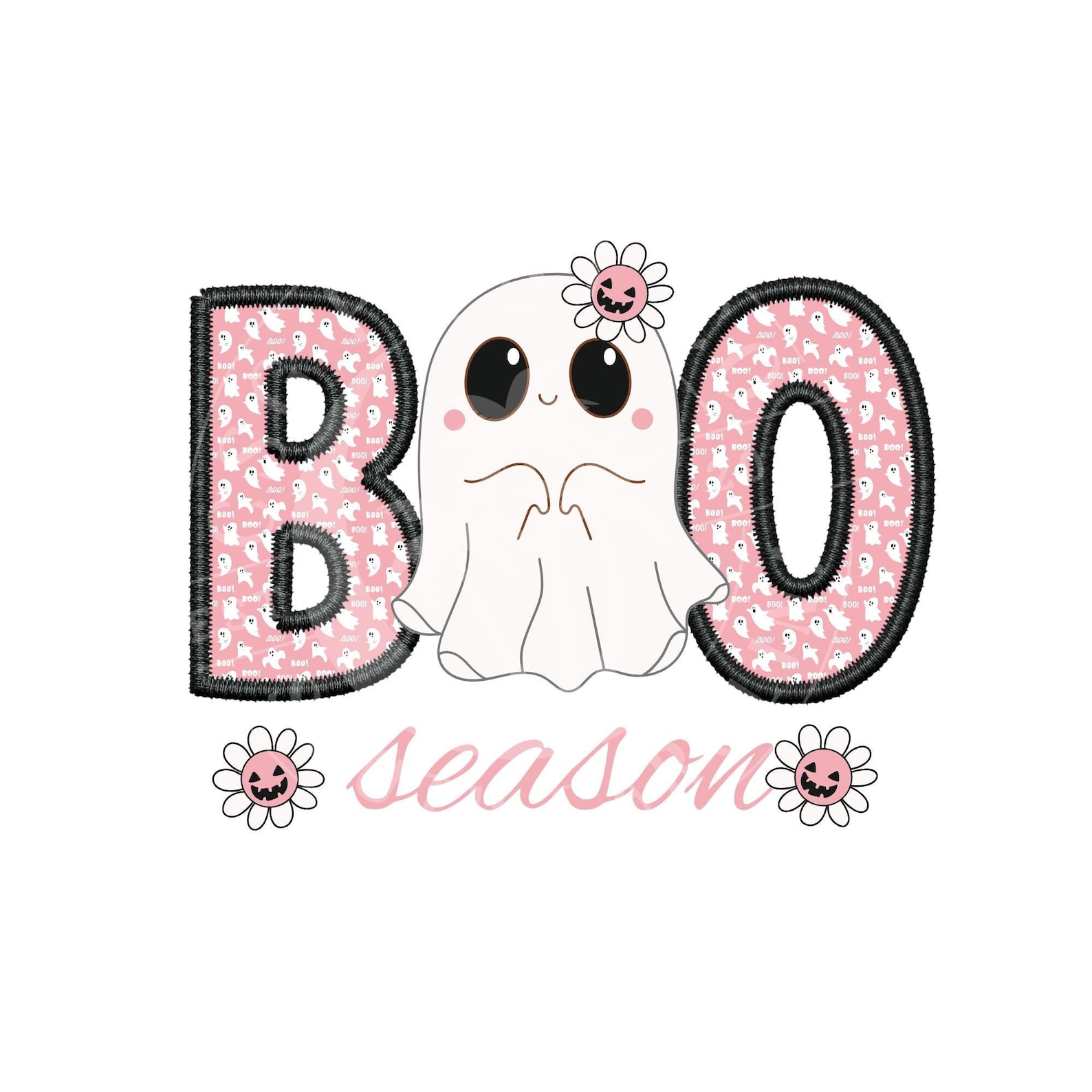 Boo Season- Pink Halloween- Boo Alpha Halloween- Ghost Pink Halloween ...