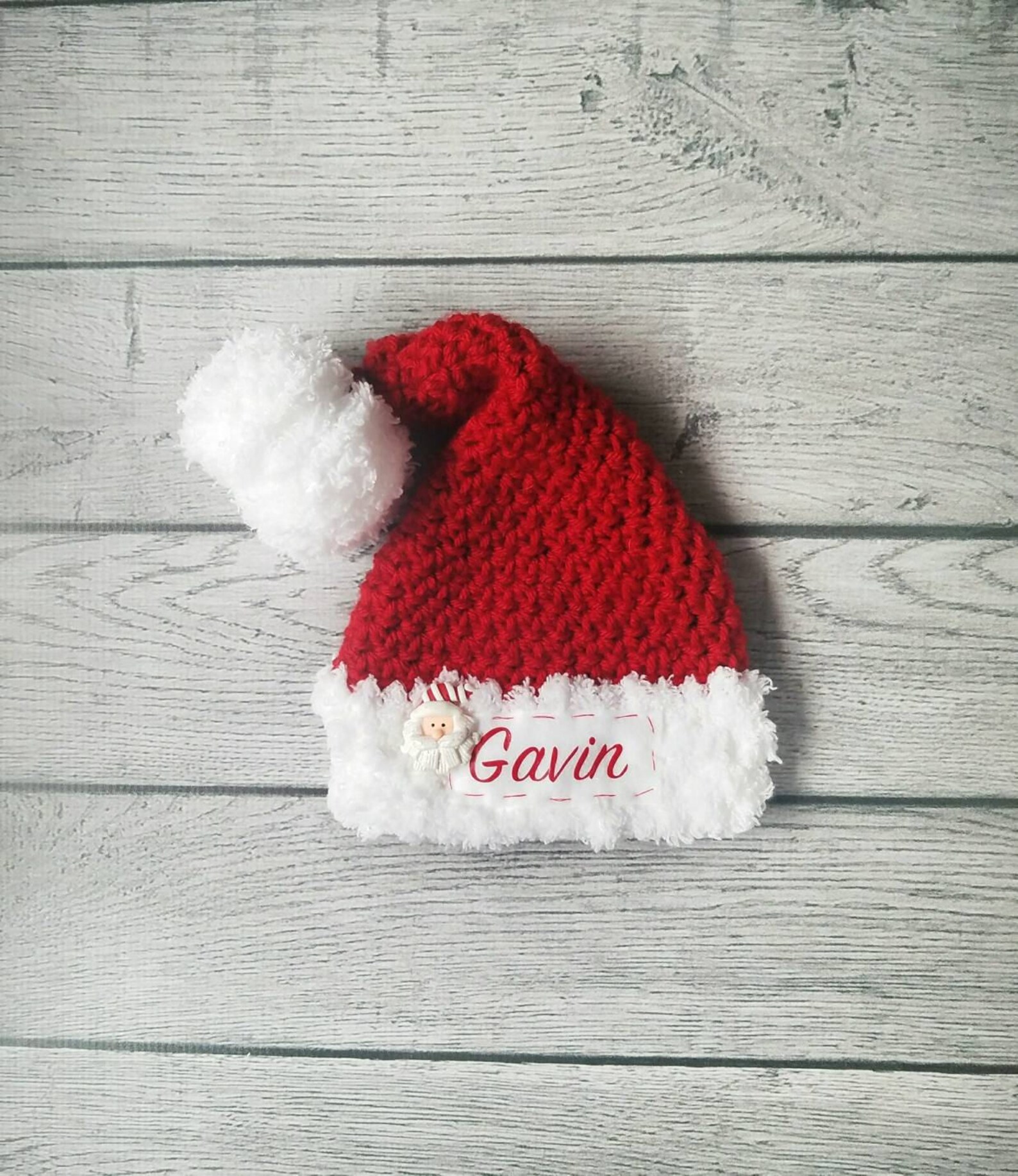 Baby Santa Hat Personalized Santa Hat Baby Christmas Hat - Etsy