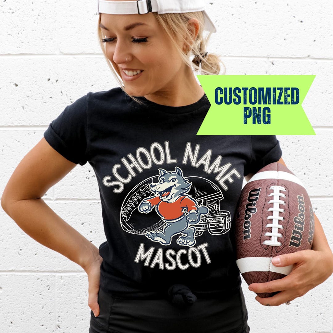 CUSTOM Wolves Football Mom Cheerleader Our House Fan Gear Football ...