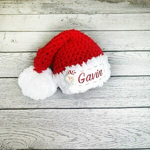 Baby Santa Hat Personalized Santa Hat Baby Christmas Hat - Etsy