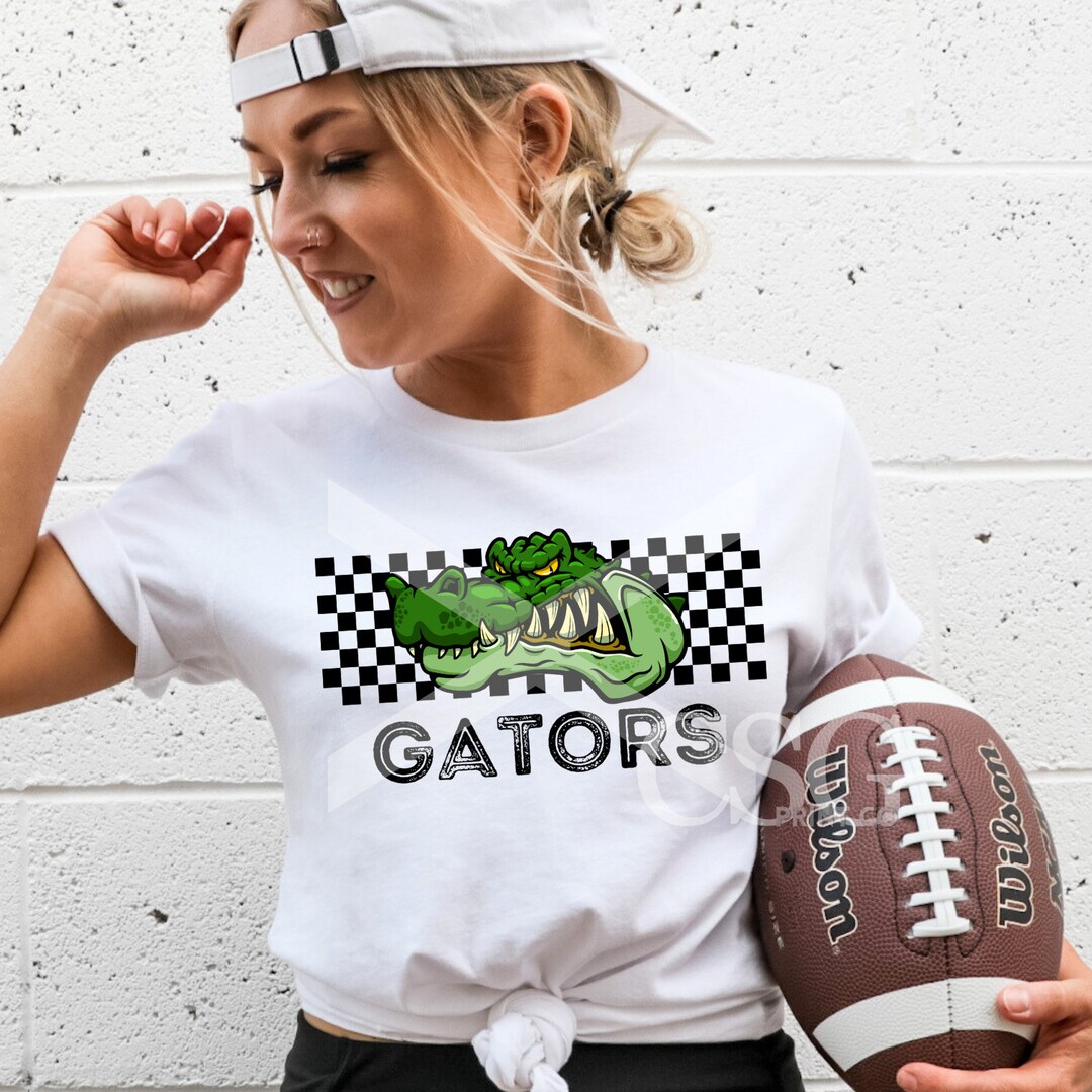 Gators Fan Football Retro Mascot Spirit Sublimation Png Digital Design ...