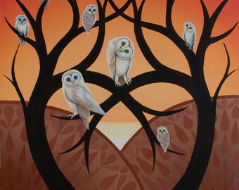 Parlement van uilen - Etsy Nederland