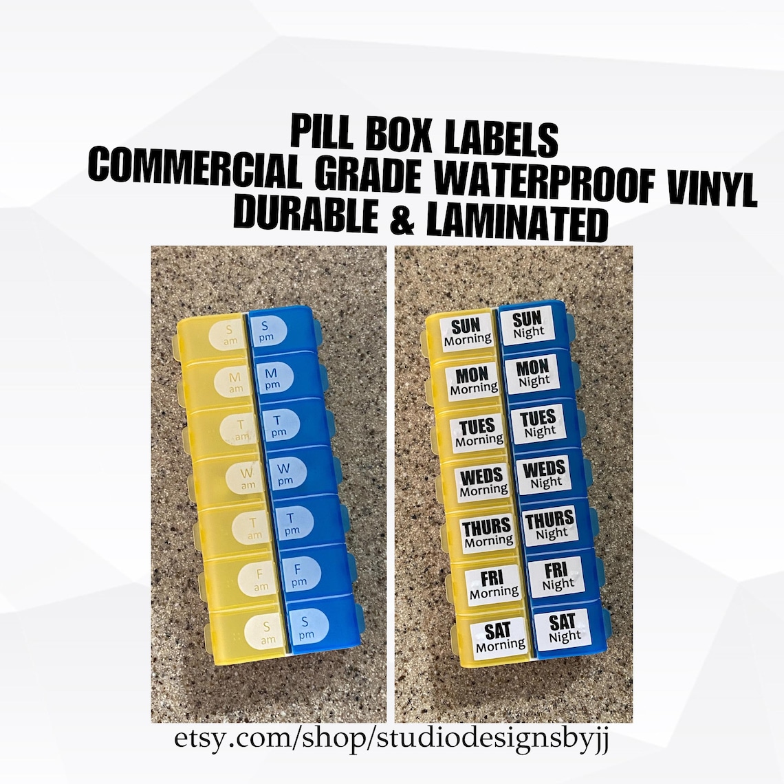 Pharmacy Pill Box Labels Pill Box Stickers Pill Box Labels Medicine Box ...