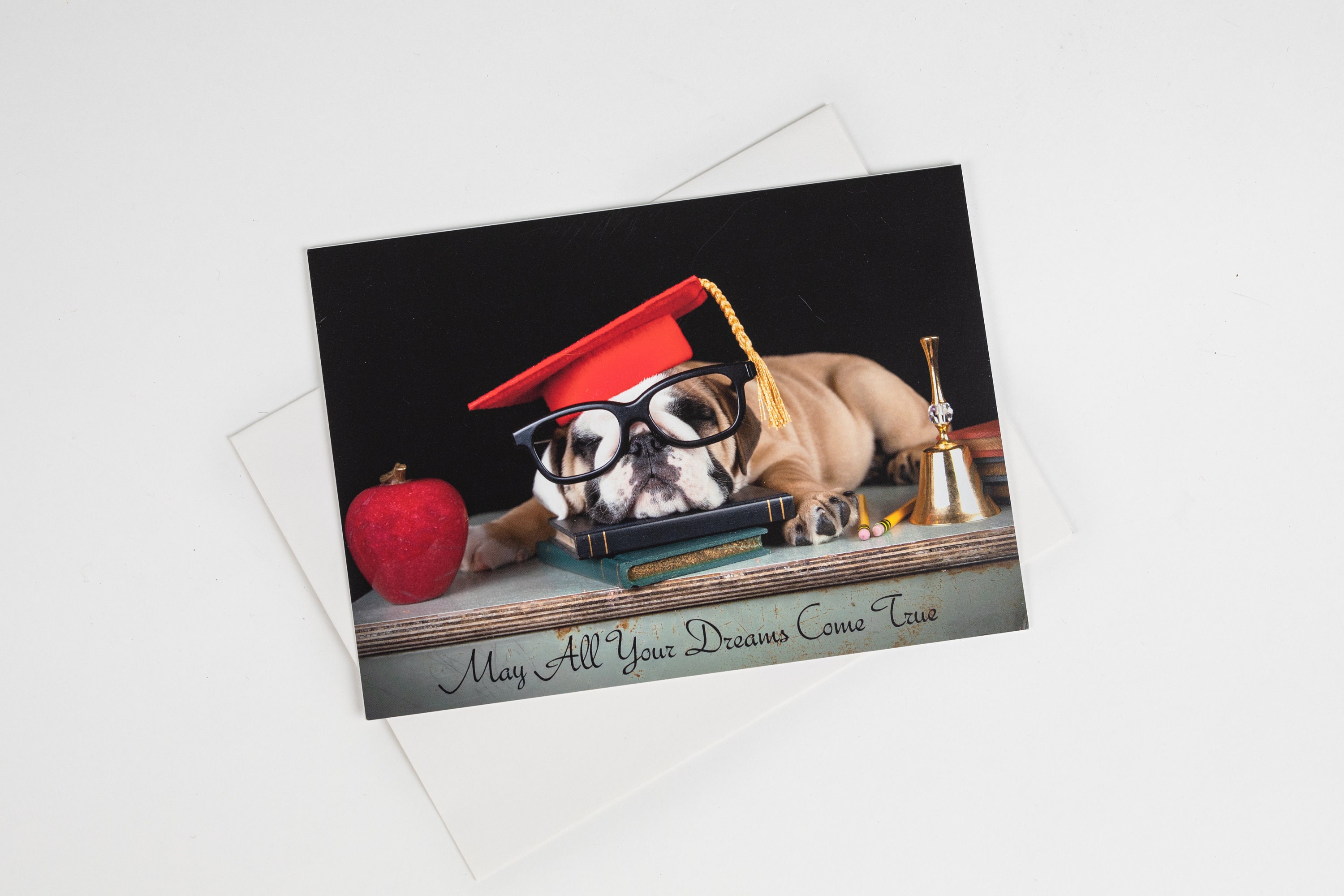 Bulldog Card Graduation Card Support Card Encouragement Card ...
