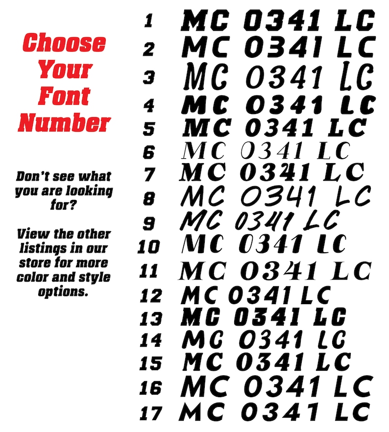 Boat Registration Number Stickers Jet Ski Numbers 2 PACK Boat Name ...