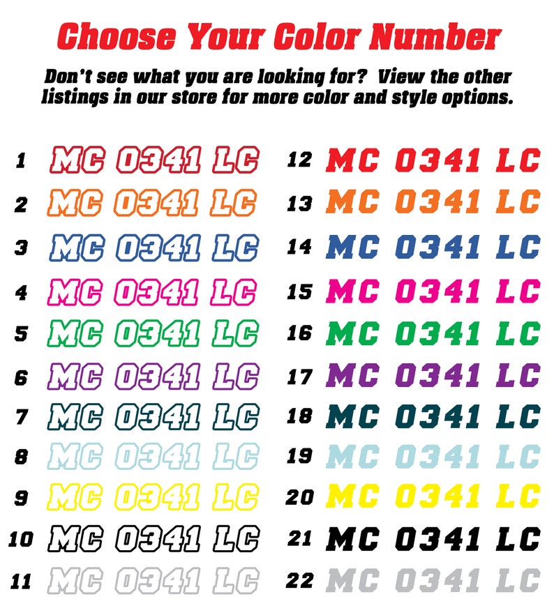 Boat Registration Number Stickers Jet Ski Numbers 2 PACK Boat Name ...