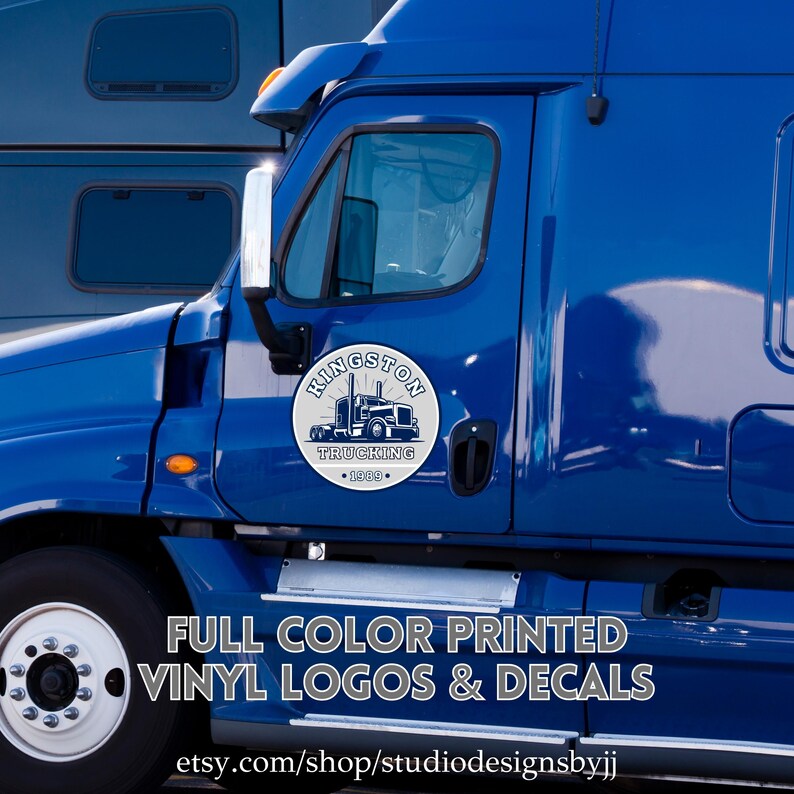 Full Color Printed Logo Decal for Business Custom Lettering for Window ...