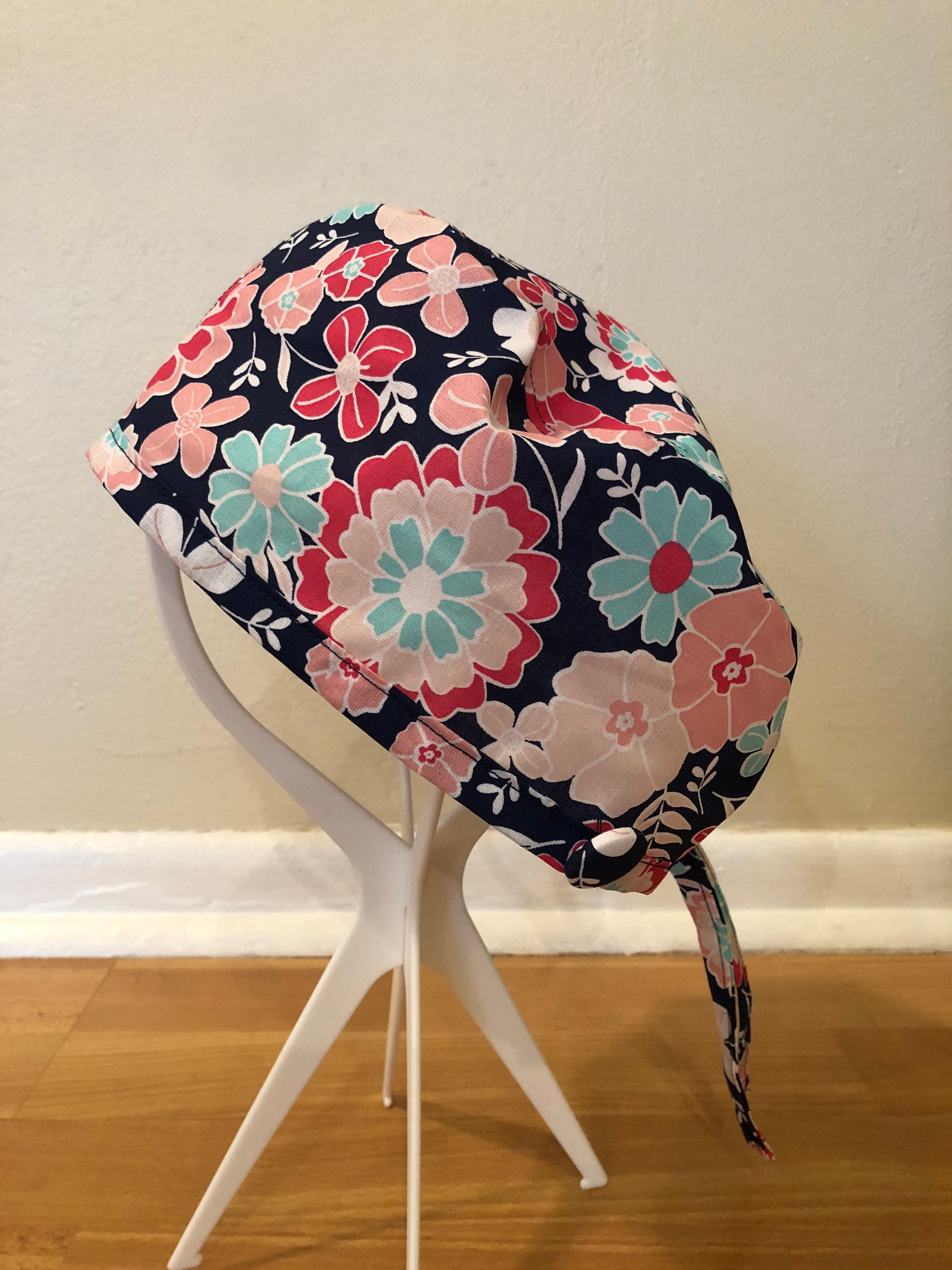 Scrub Hat with Buttons | Etsy