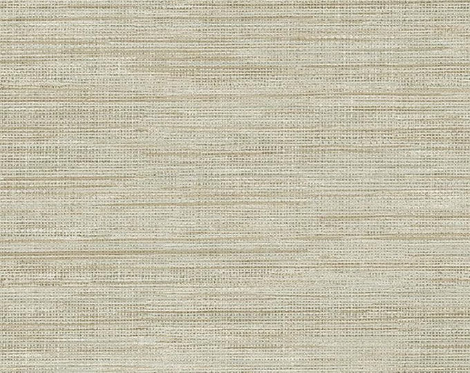 Faux Woven Grasscloth Texture Look Wallpaper, Natural Beachy Organic ...