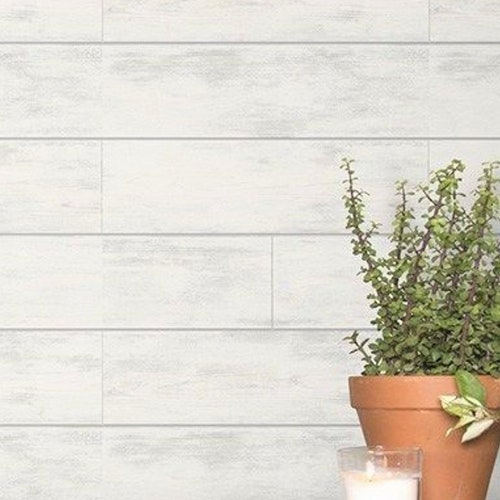 Distressed Shiplap Boards Wallpaper White Gray Barnwood - Etsy