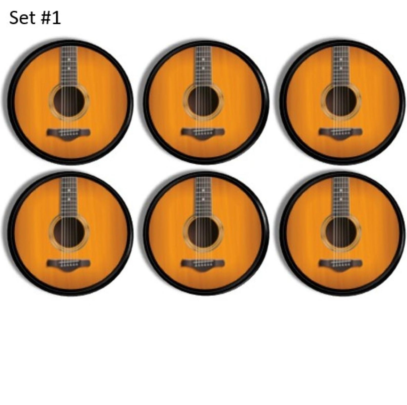 Acoustic Guitar Theme Cabinet Knobs, Decorative Music Lover Drawer Pull ...