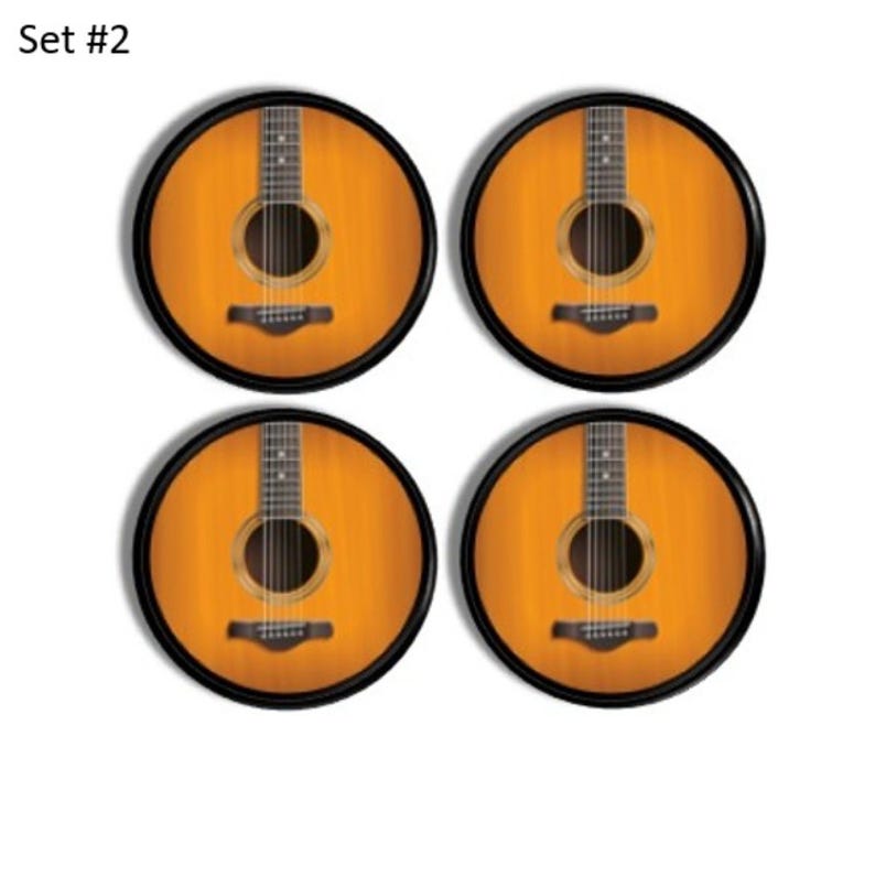 Acoustic Guitar Theme Cabinet Knobs, Decorative Music Lover Drawer Pull ...