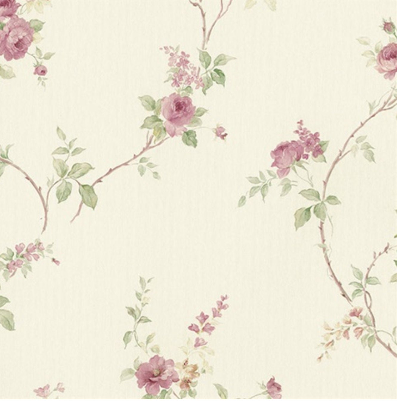 Antique Victorian Rose Wallpaper, Romantic Wedding Trail, Shabby ...