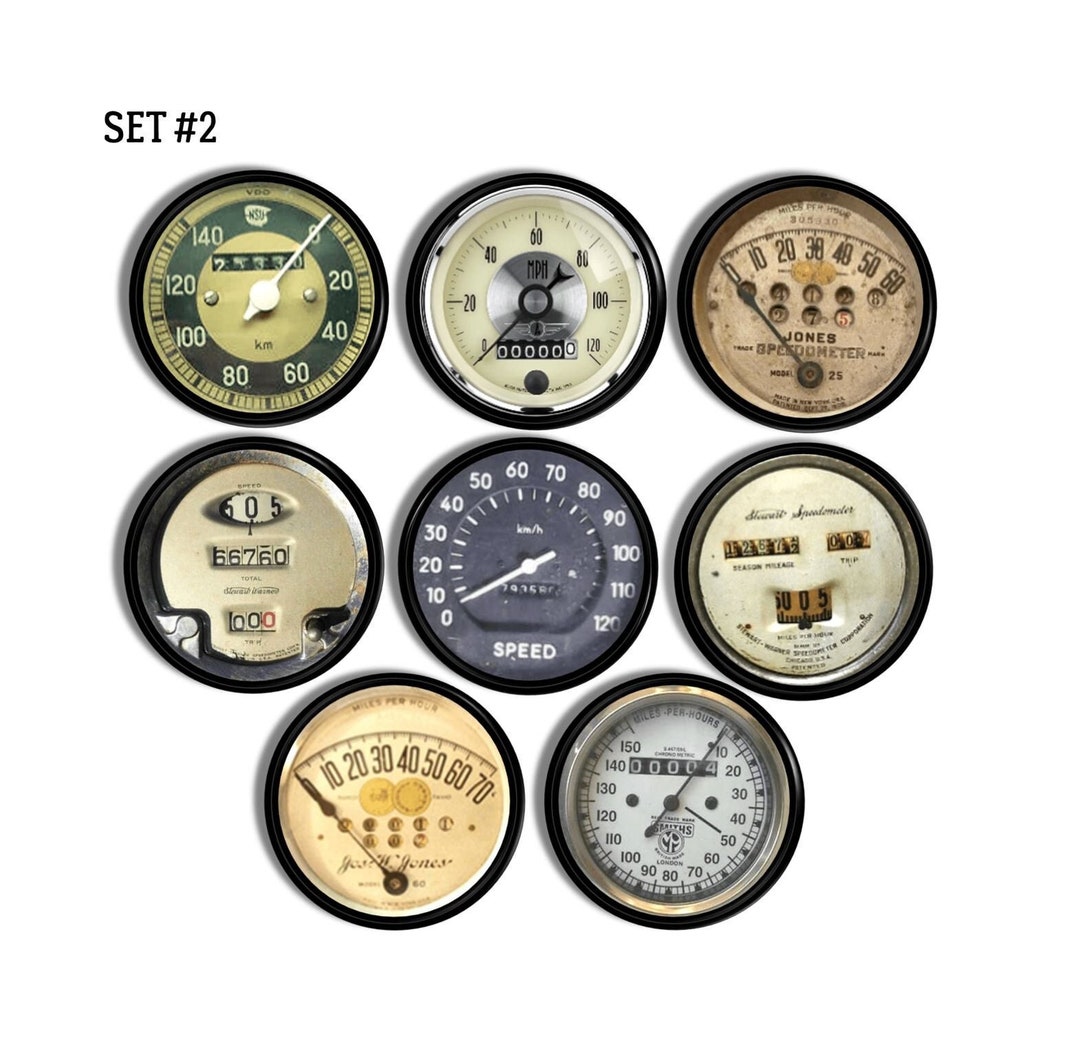 Speedometer Gauge Furniture Knobs, Old Antique Car Part Automotive ...