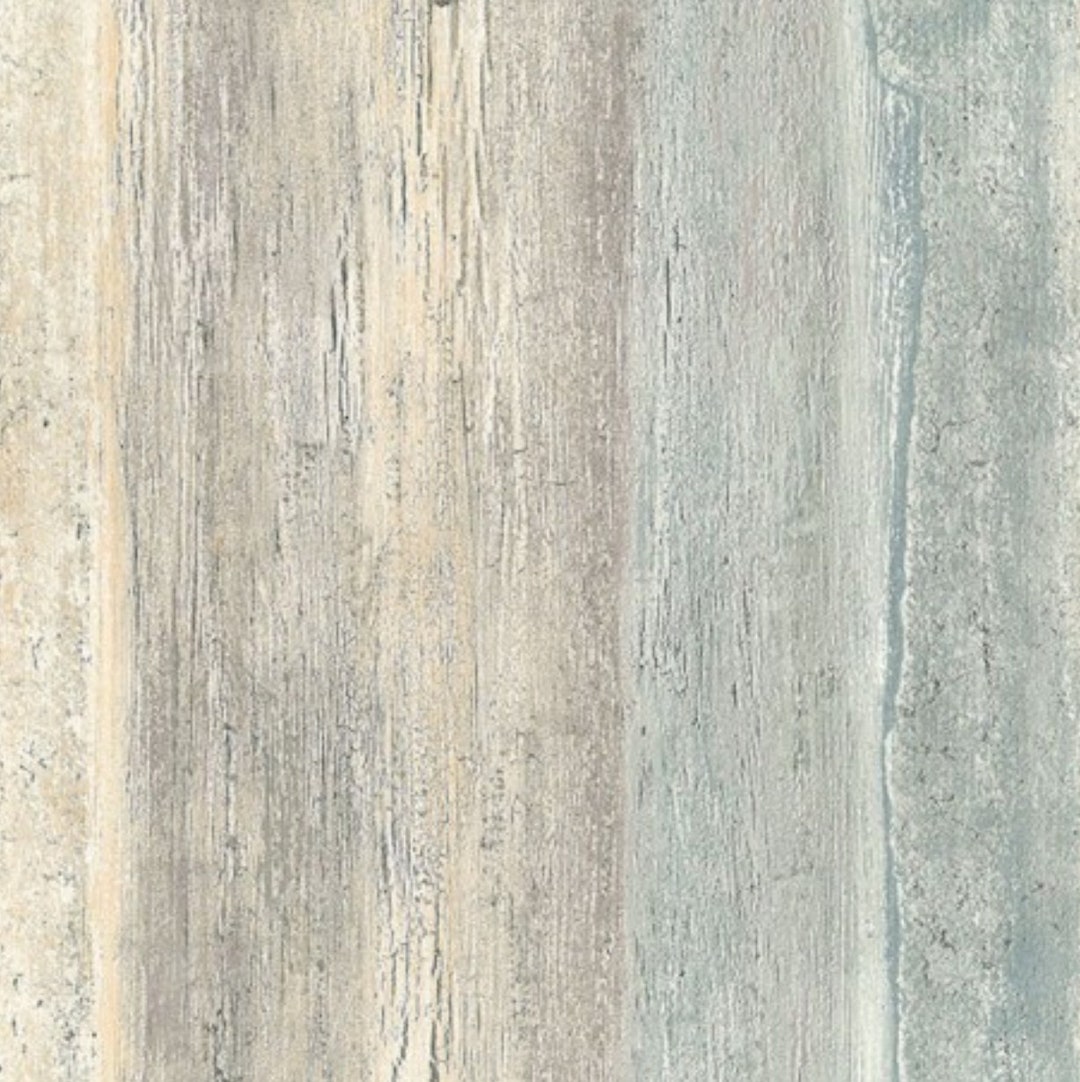 Blue Green Distressed Wood Wallpaper, Old Rustic Country Cottage, Faux ...
