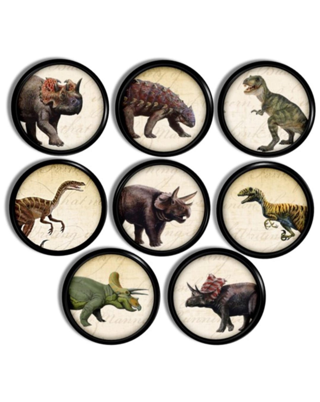 Dinosaur Dresser Knobs, Jurassic Boys Room, Decorative Trex Door Handle ...