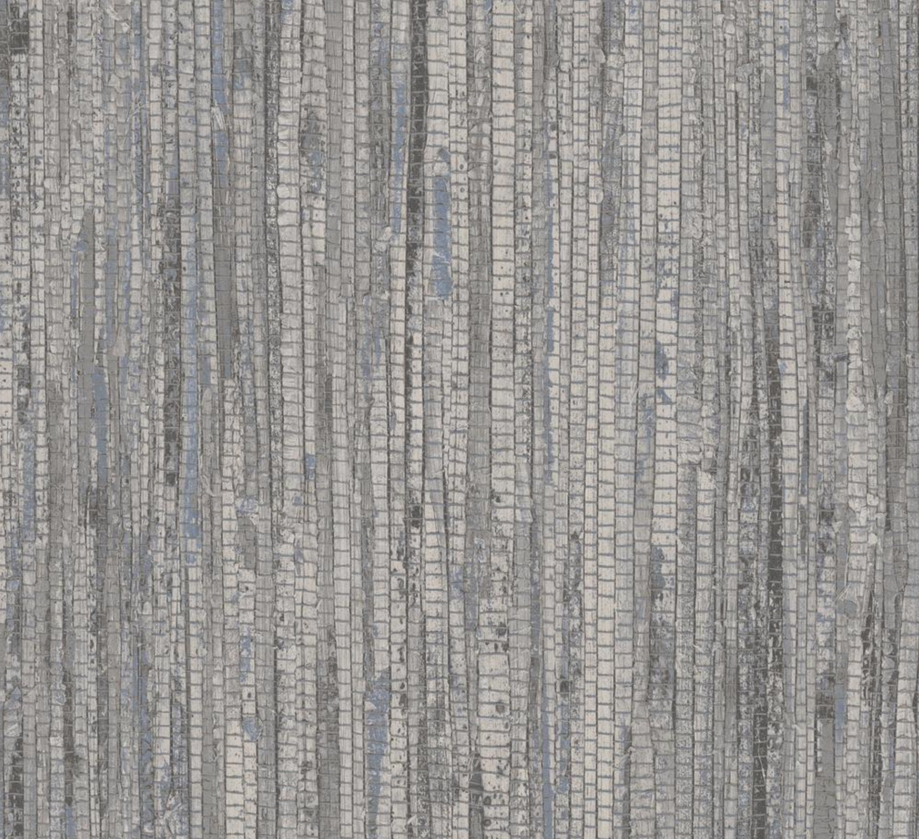 Rugged Blue Gray Grasscloth Wallpaper Trendy Vertical Weave - Etsy