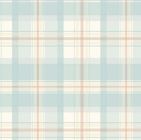 Light Blue Plaid Wallpaper Baby Boy Nursery, Country Laundry Room ...