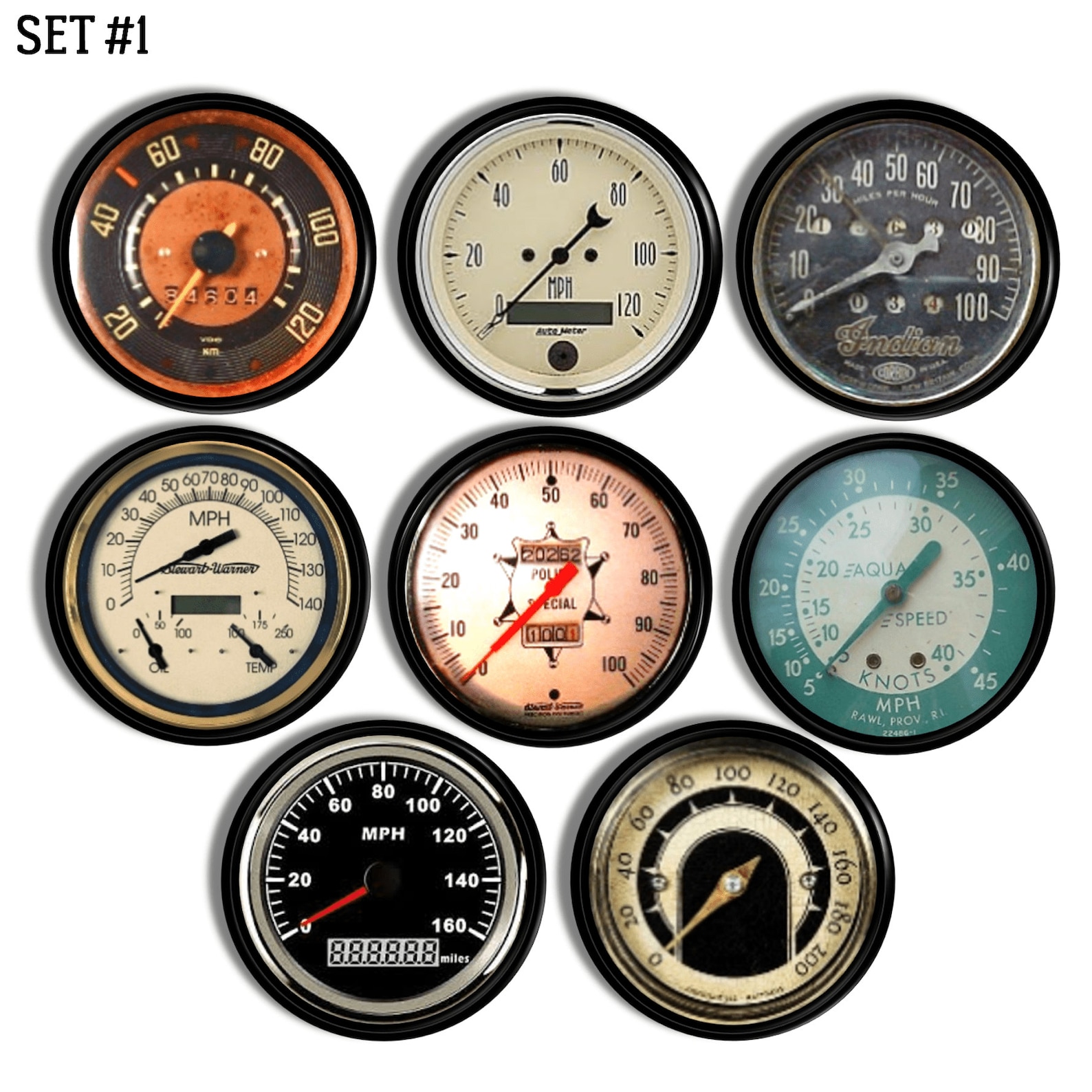 Speedometer Gauge Furniture Knobs Old Antique Car Part - Etsy