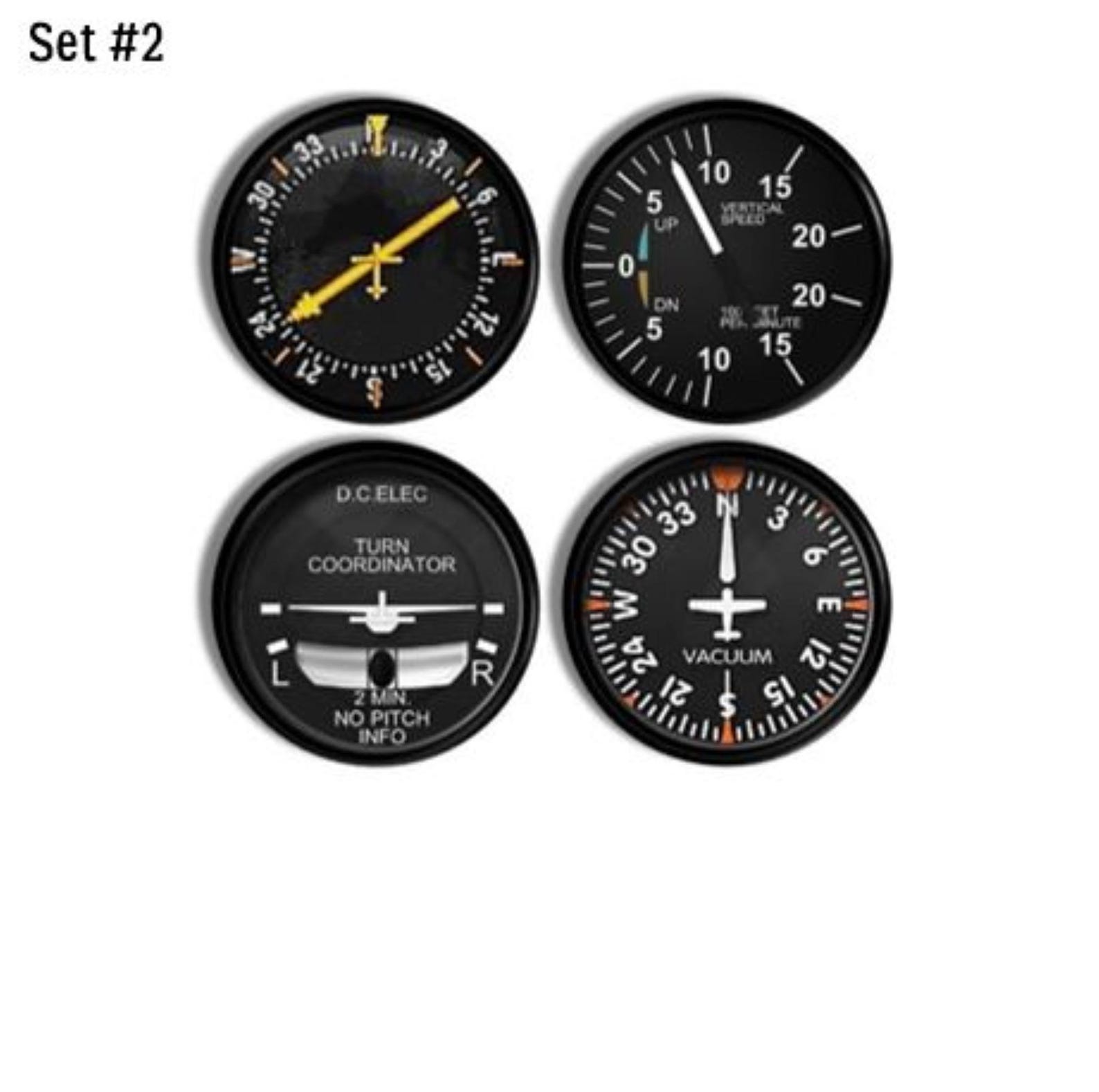Aviation Instrument Themed Cabinet Knobs, Airplane Cockpit Flight Gauge ...