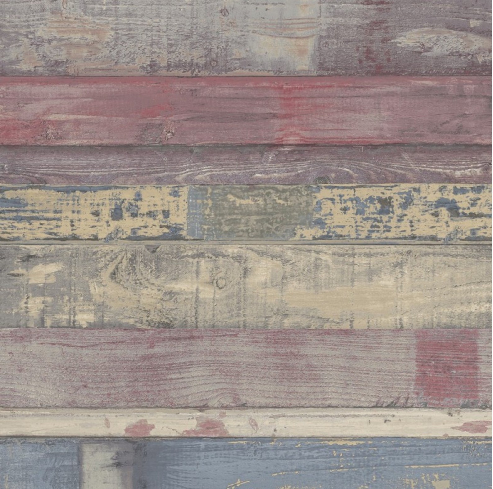Reclaimed Chippy Painted Barn Wood Wallpaper, Old Weathered Beachy ...