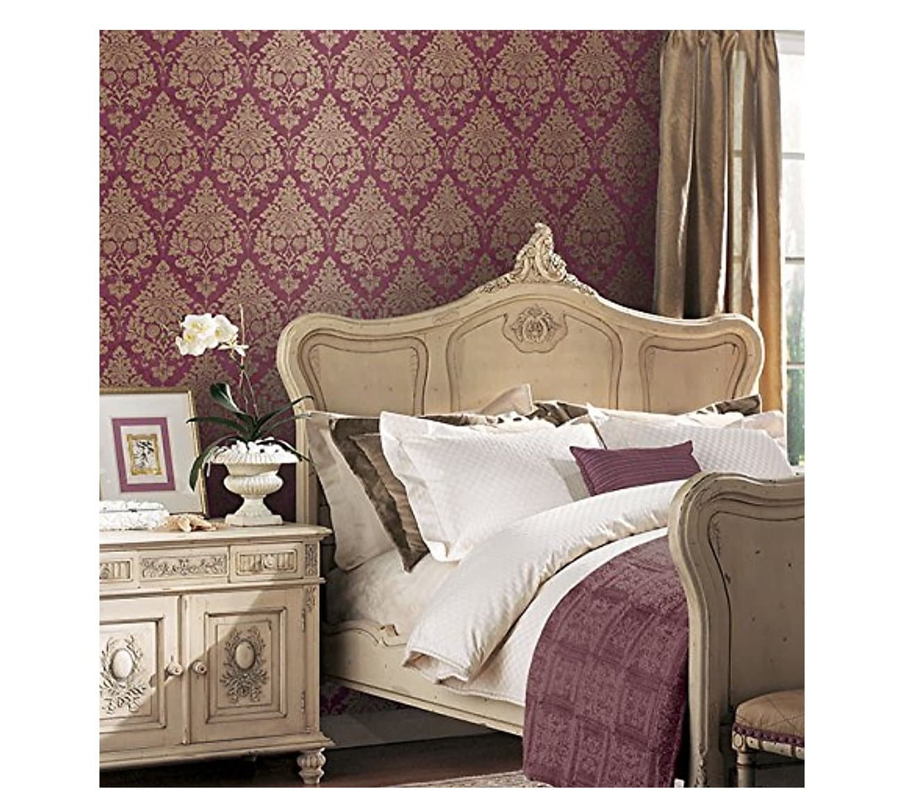 French Baroque Wallpaper