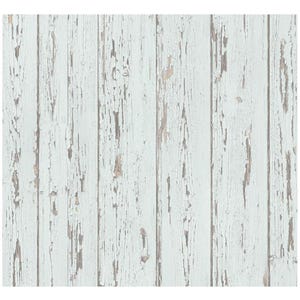 Duck Egg Blue Weathered Barnwood Wallpaper, Chippy Peeling Paint ...