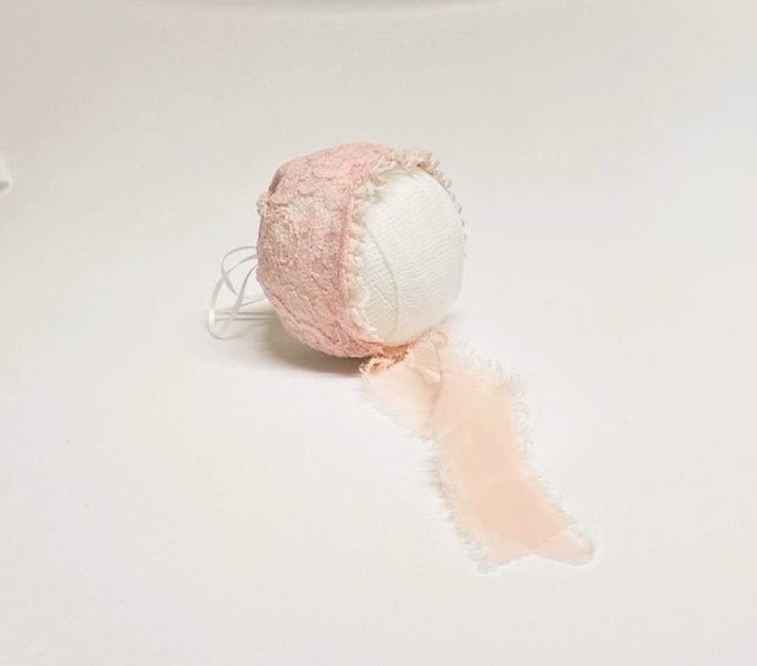 Newborn Bonnets,newborn Photo Props, Newborn Baby Bonnet, Baby Girl ...