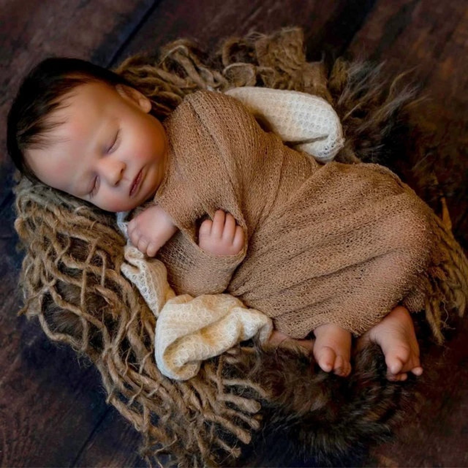 Newborn Jute Layering Natural Rustic Jute Newborn Photo - Etsy