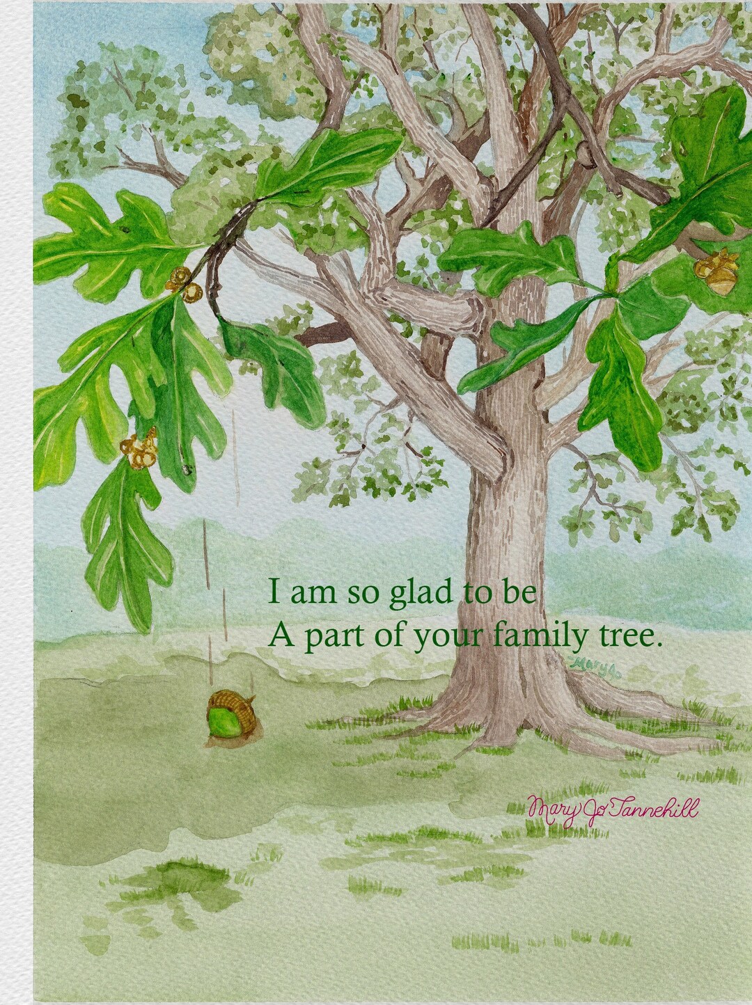 Our Family Tree Card - Etsy