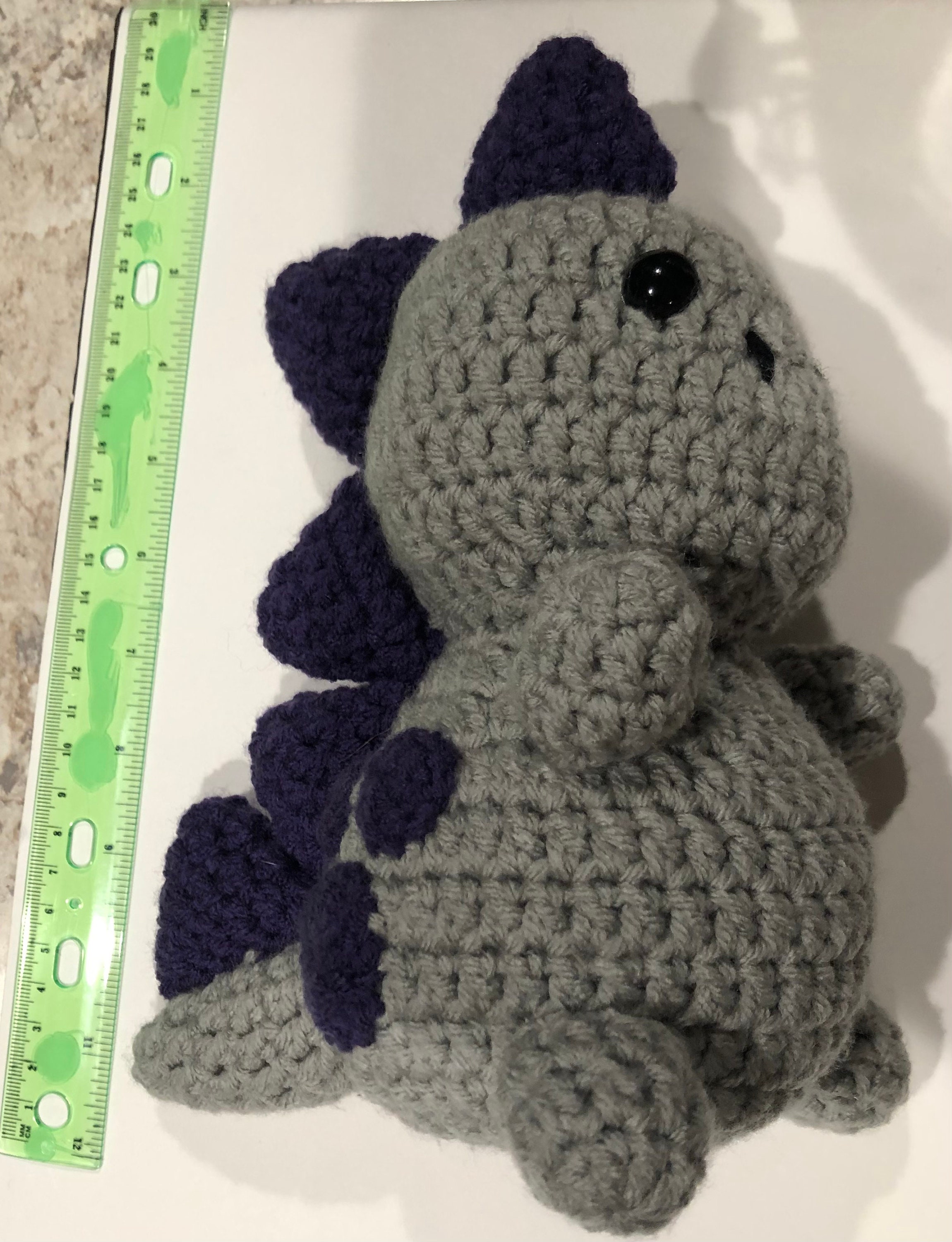 Dinosaur Plushies Cute Handmade Crochet Dinos Jurassic Yarn - Etsy