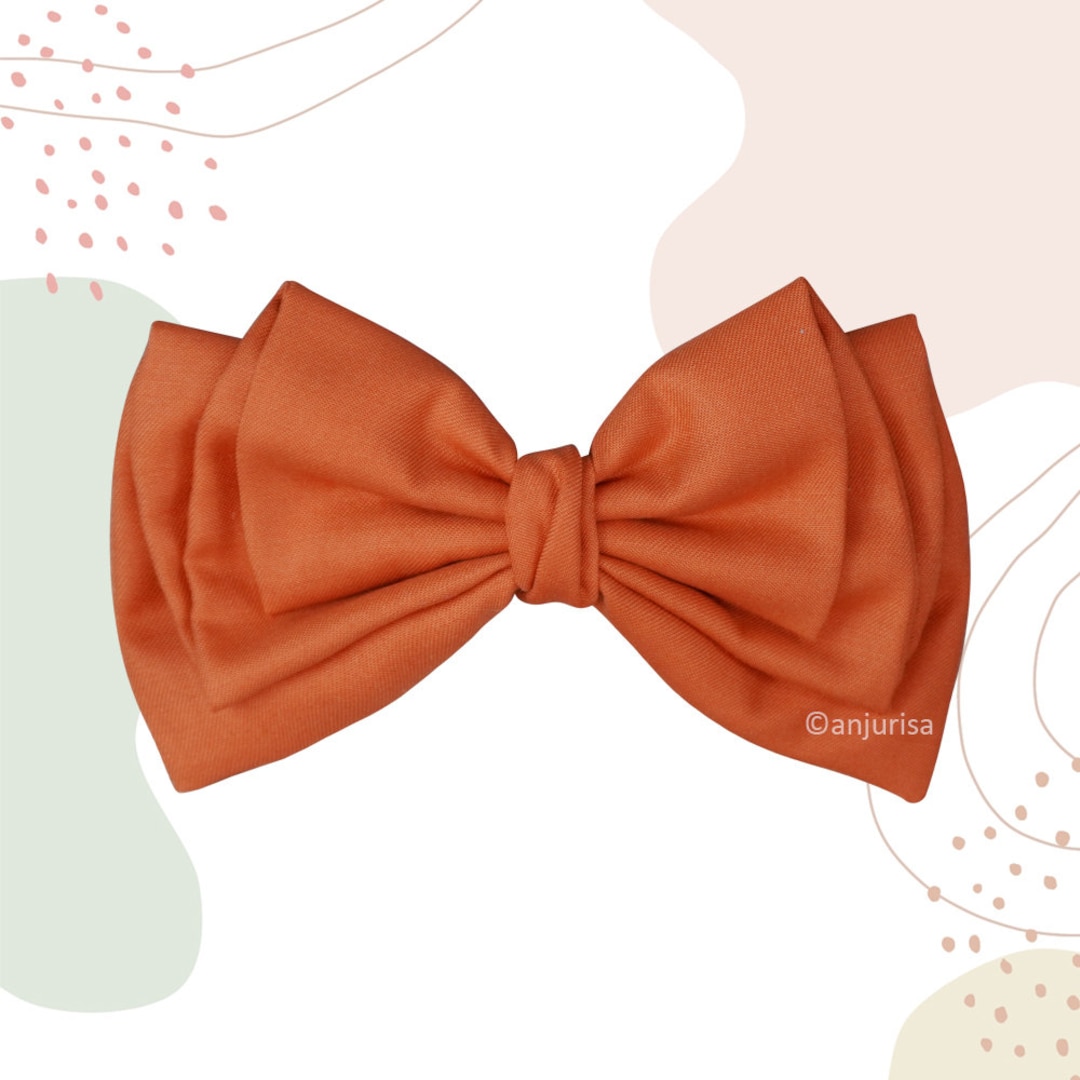 Kira Bow Sewing Pattern: DIY Hair Bow Template (PDF Download) - Etsy