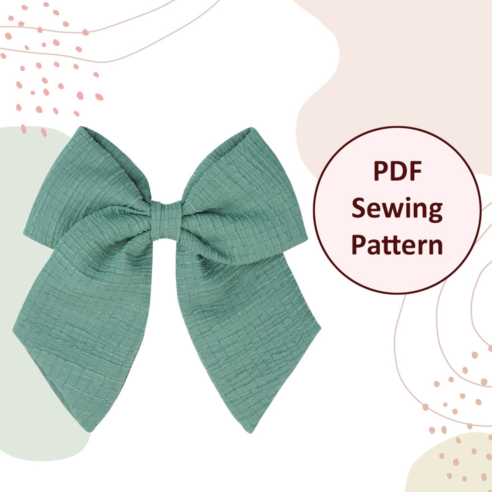 Solo Sailor Bow Sewing Pattern the Ultimate Hair Bow Sewing Guide ...