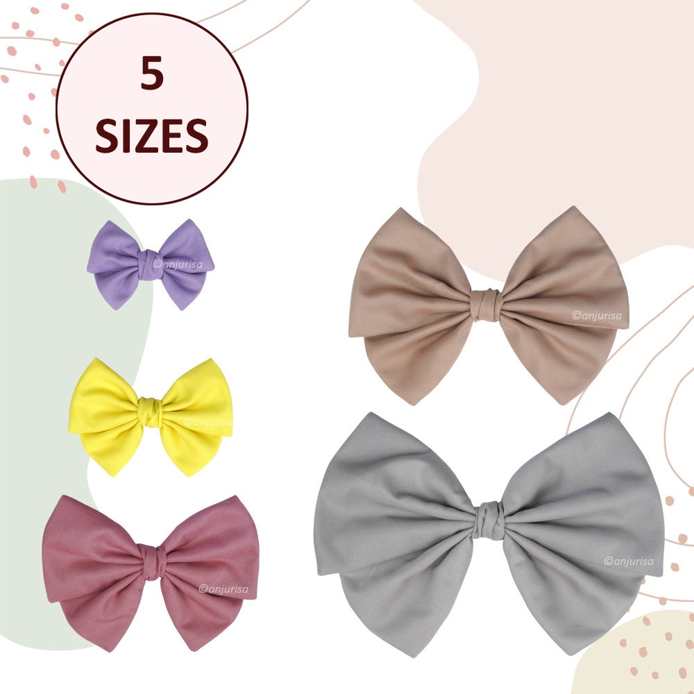 Dainty Bow Sewing Pattern the Ultimate Hair Bow Sewing Guide Instant ...