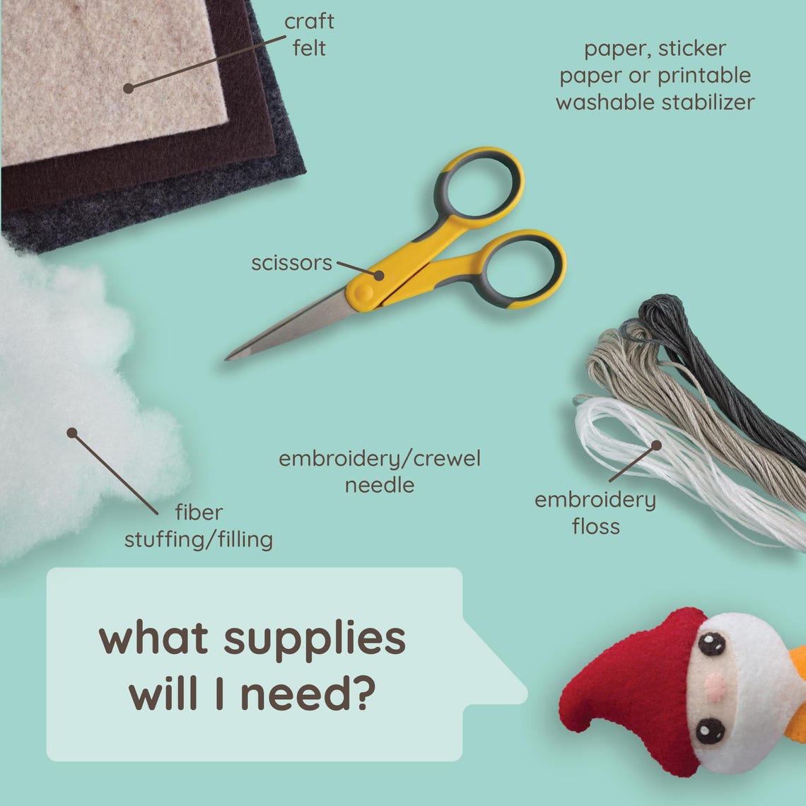 Felt Animal & Holiday Character Sewing Pattern Bundle (PDF Pattern) - Etsy