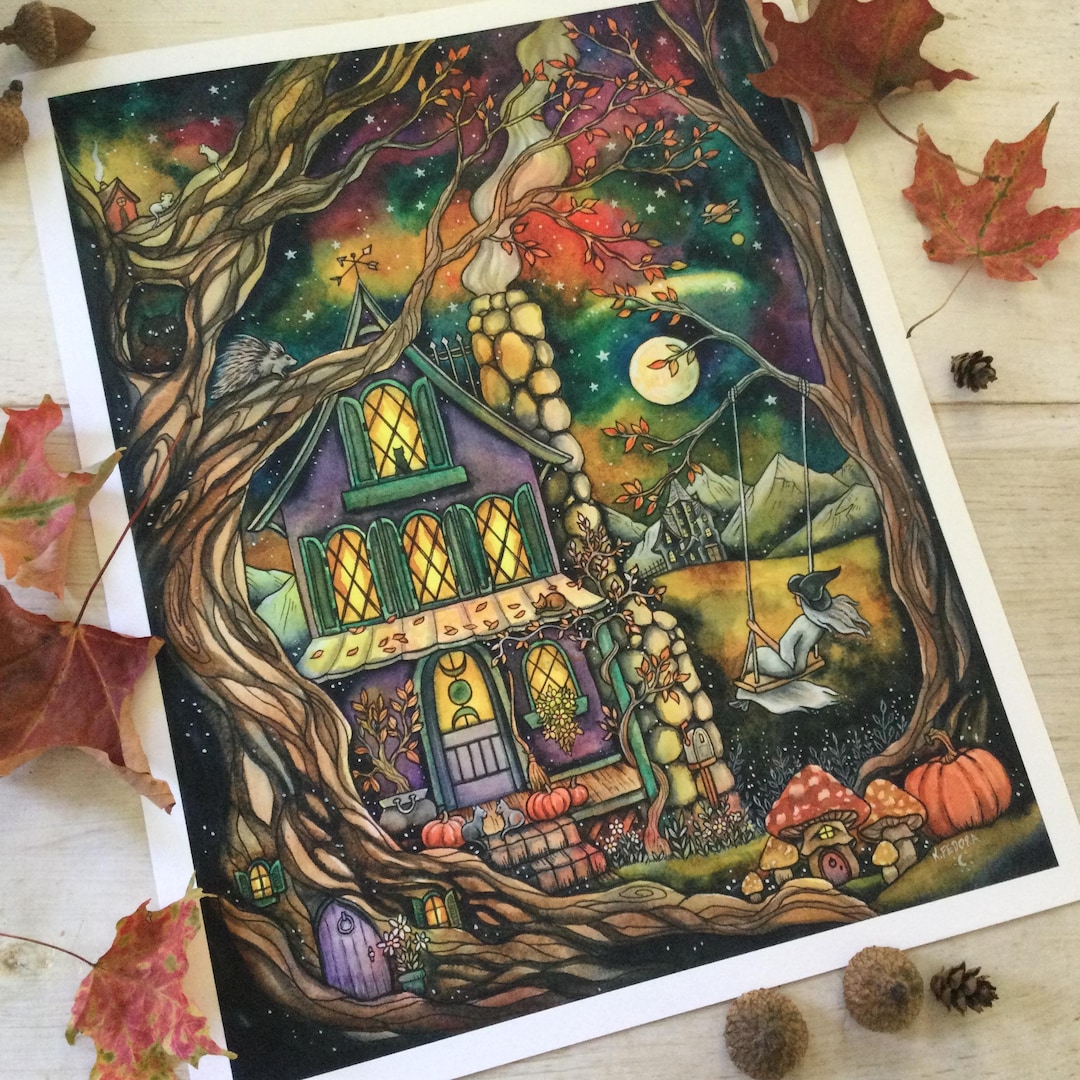 Otherworldly Night, Print, 11x14 Inches - Etsy