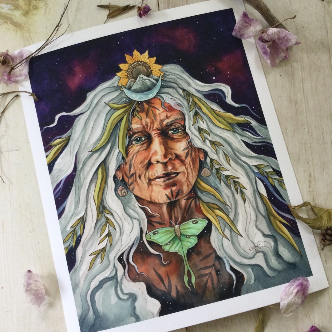 The Crone, Print, 8x10 Inches - Etsy