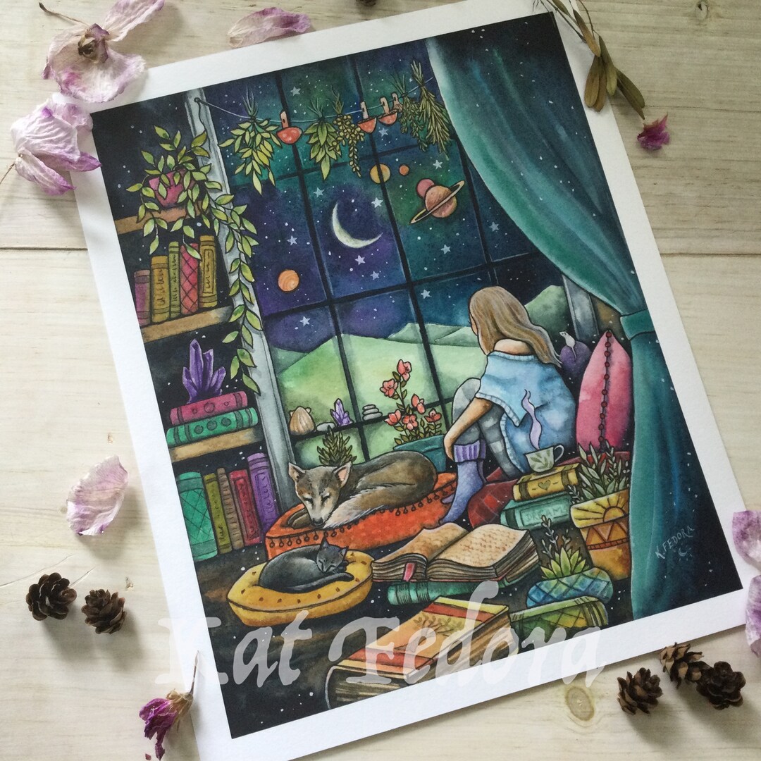 Nightfall, Print, 8x10 Inches - Etsy