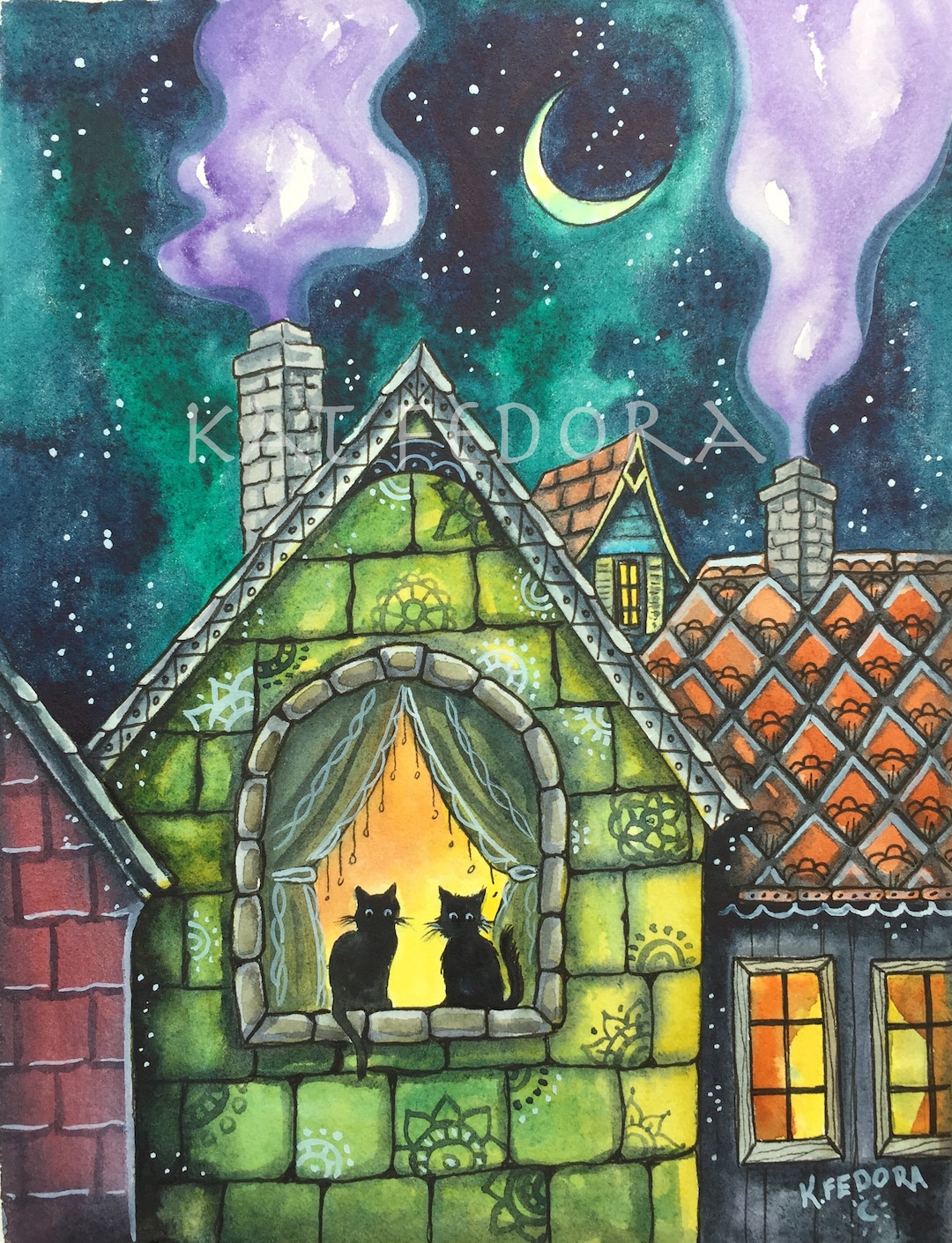 The Lookouts, Print, 6x8 Inches - Etsy