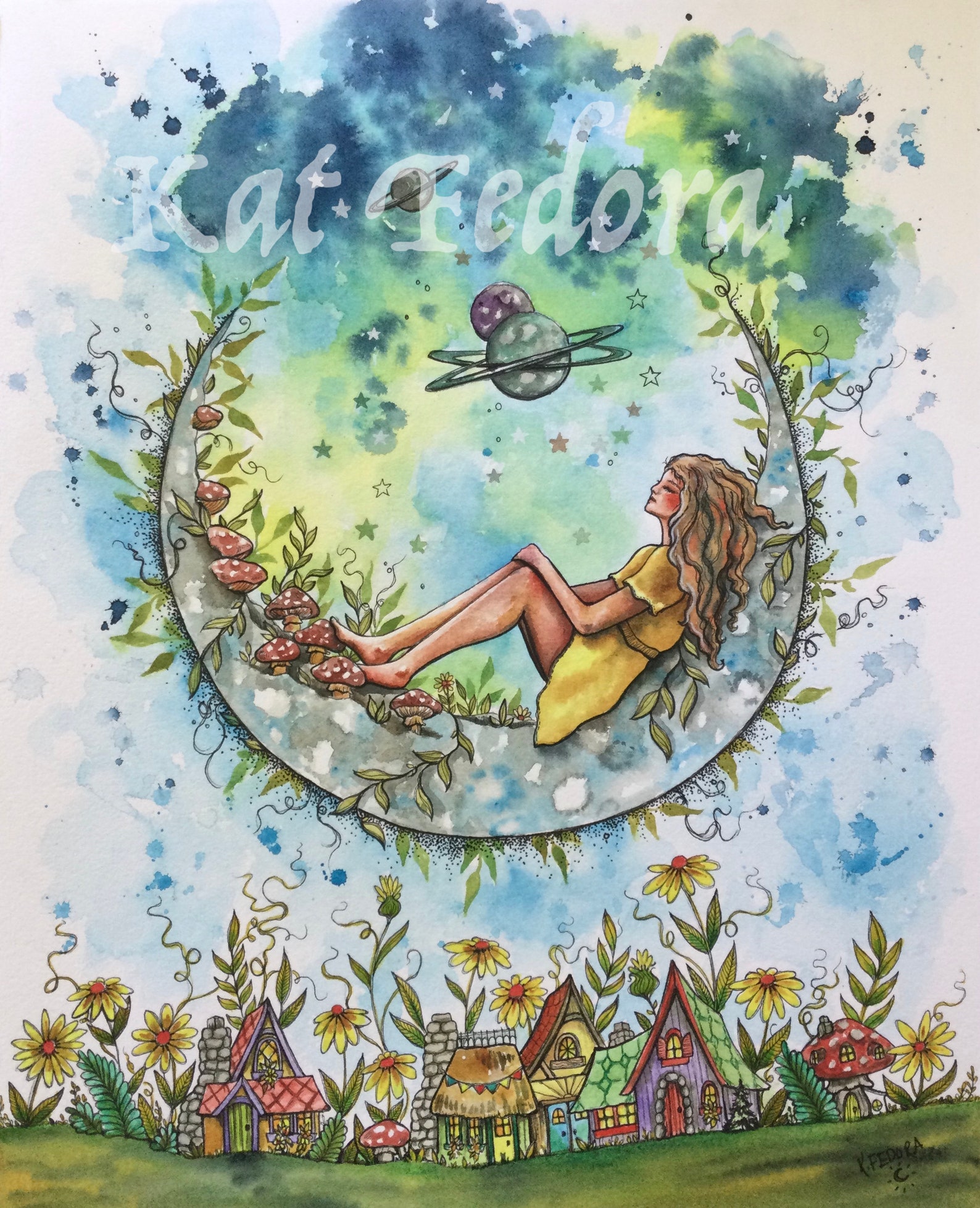 Perfect Day, Original Watercolor Painting, 11x14 Inches - Etsy