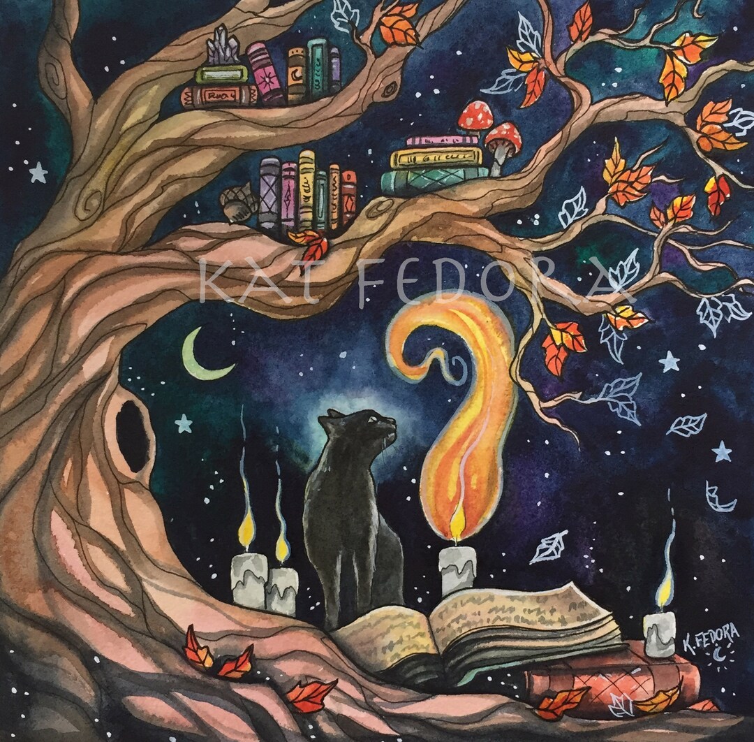 Tree of Knowledge , Print, 8x8 Inches - Etsy