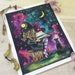Little Witch , Print, 8x10 Inches - Etsy