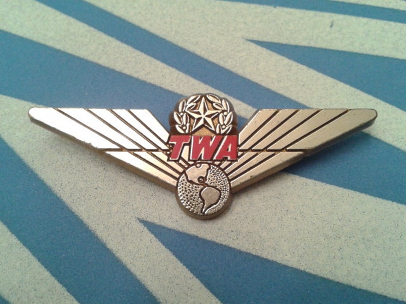 Airplane Party Favors vintage Airline Wing Pins FIVE Packs | Etsy