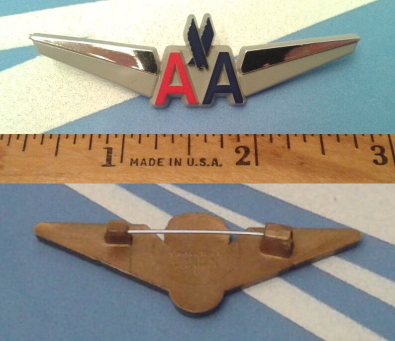 Airplane Party Favors vintage Airline Wing Pins FIVE Packs | Etsy