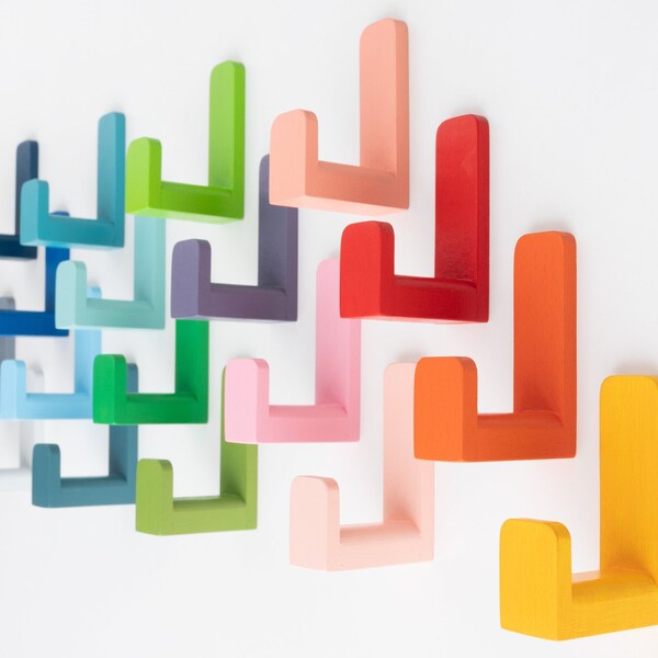 Colorful Wall Hook - Etsy