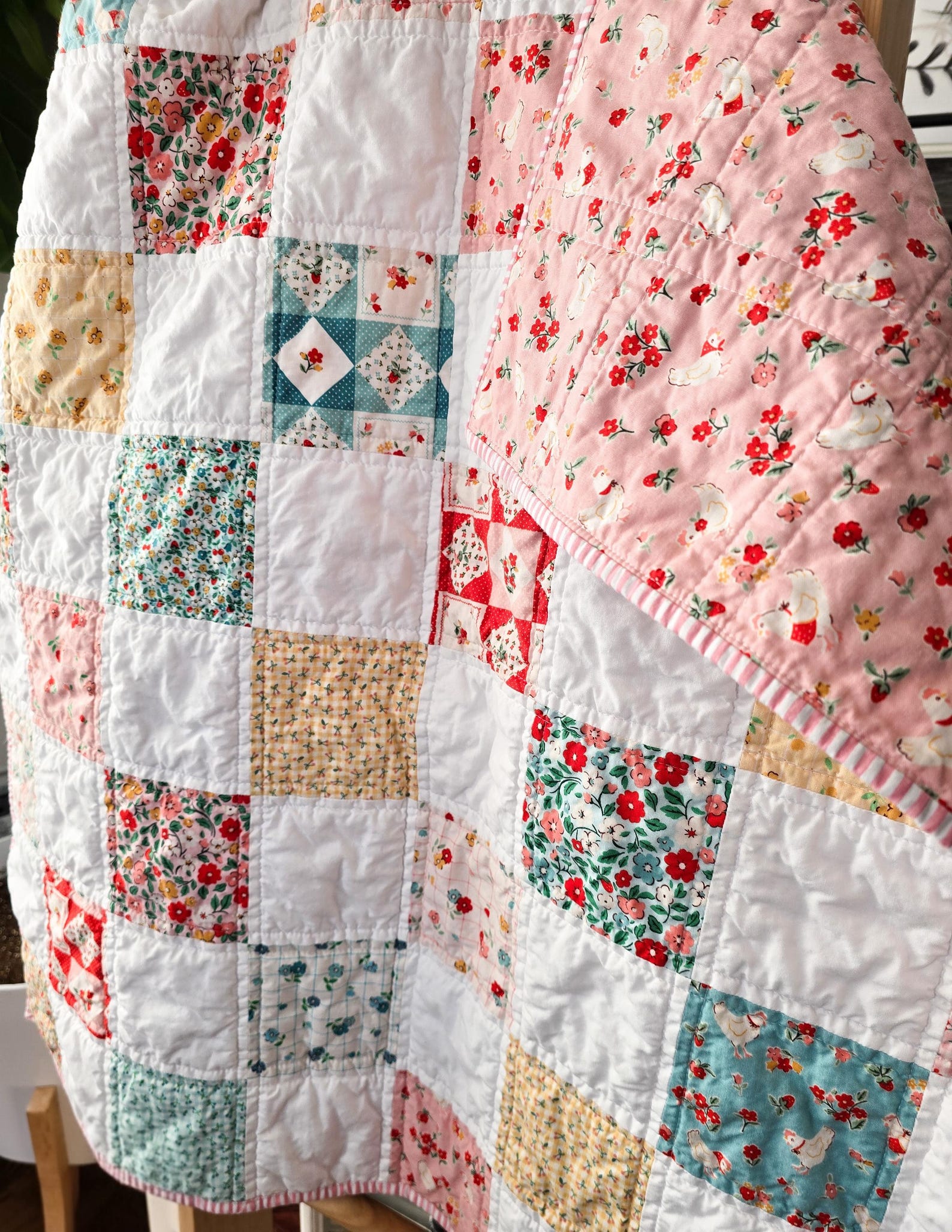 MADE TO ORDER - Baby Quilt - Farmhouse Quilt - Blanket - Baby Bedding ...