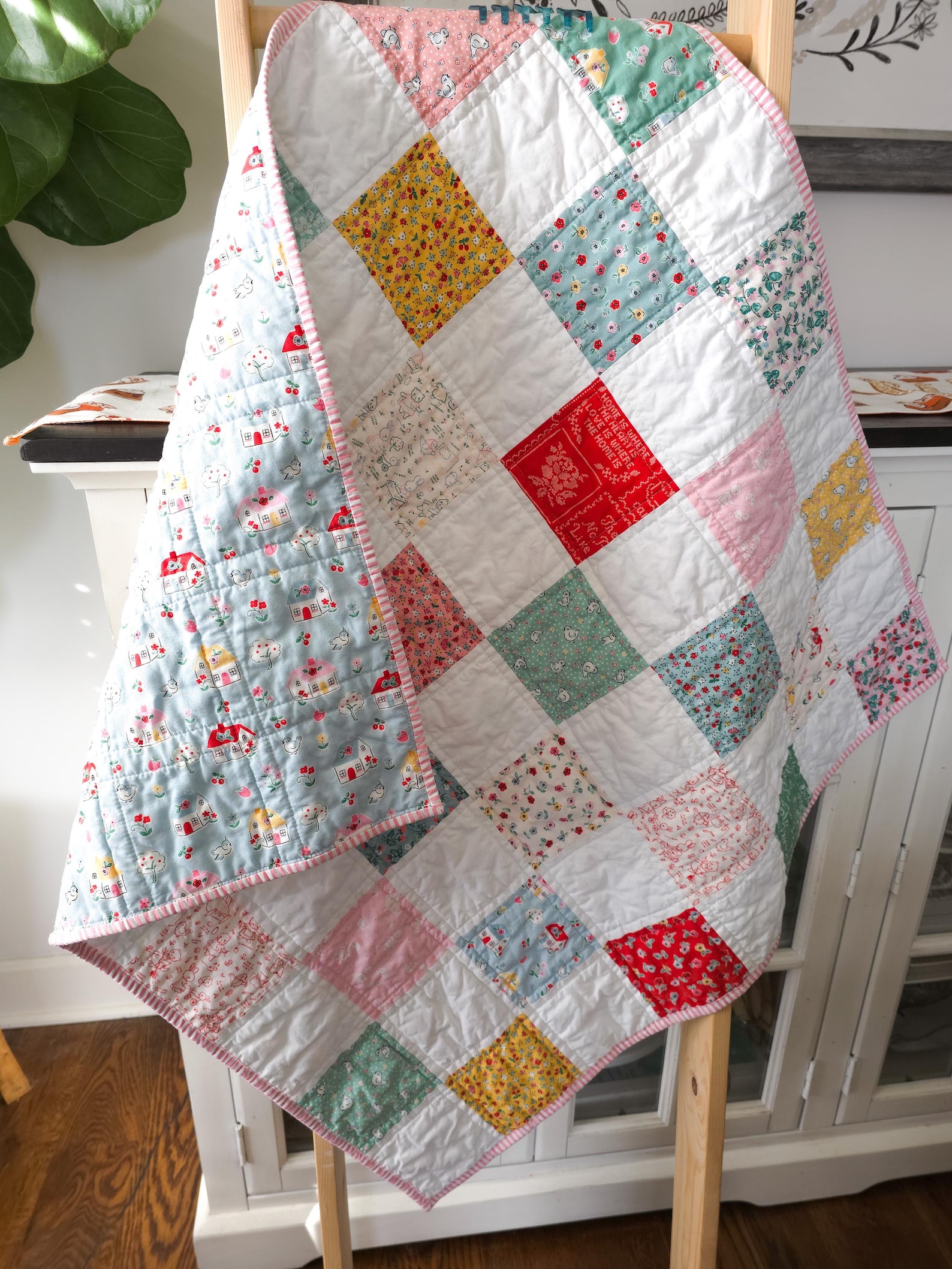 MADE TO ORDER- Baby Quilt - Modern Quilt - Blanket - Baby Bedding - Cot ...